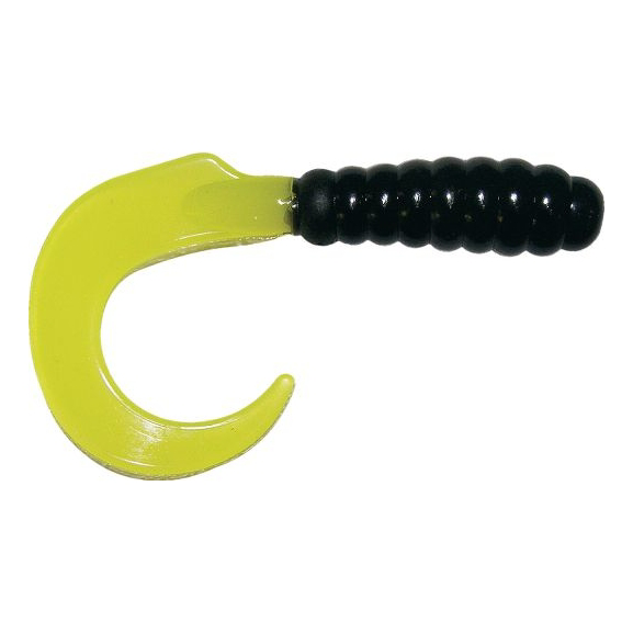 Bass Pro Shops Action Tail Grub - 3'' - White Pink | Bass Pro Shops